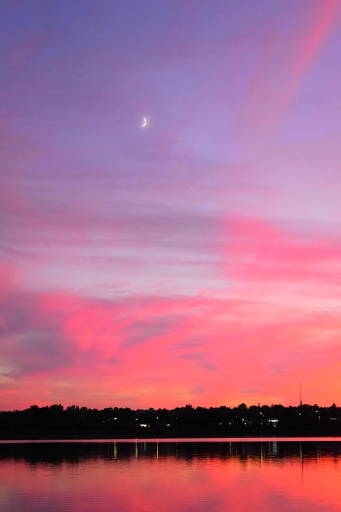 Moon Twilight Evening - Free photo on Pixabay - Pixabay