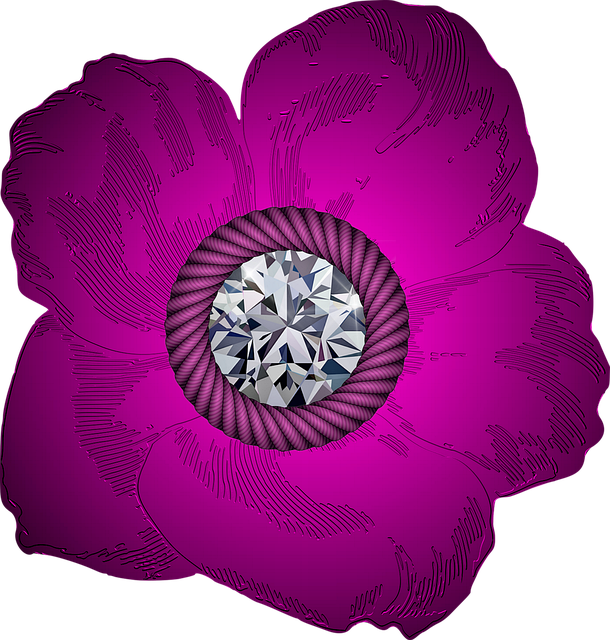 Diamond Flower Decoration - Free image on Pixabay