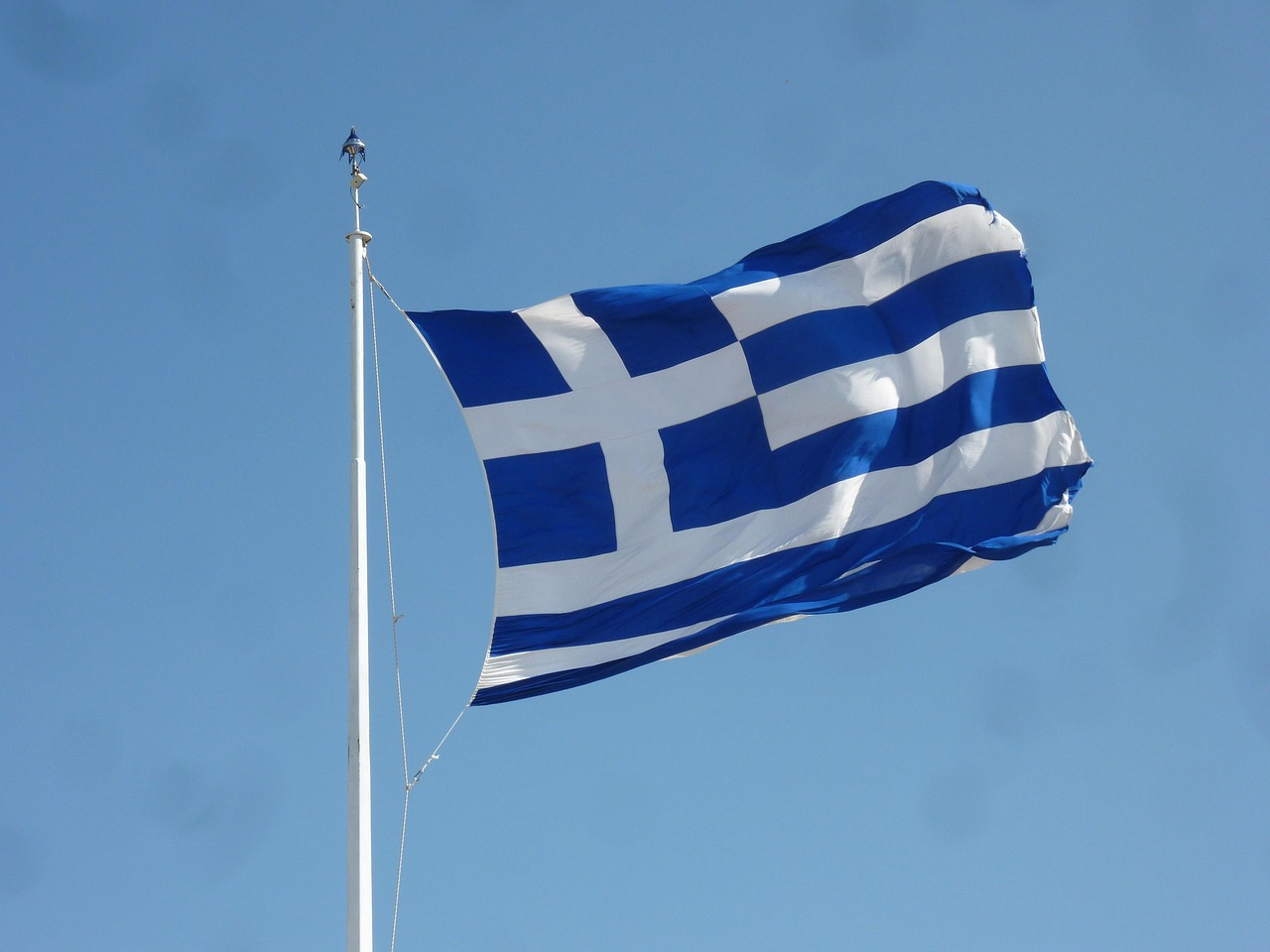 Grèce Drapeau - Photo gratuite sur Pixabay - Pixabay