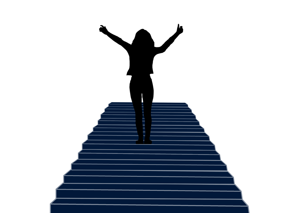 Download Businesswoman, Success, Stairs. Royalty-Free Stock ...