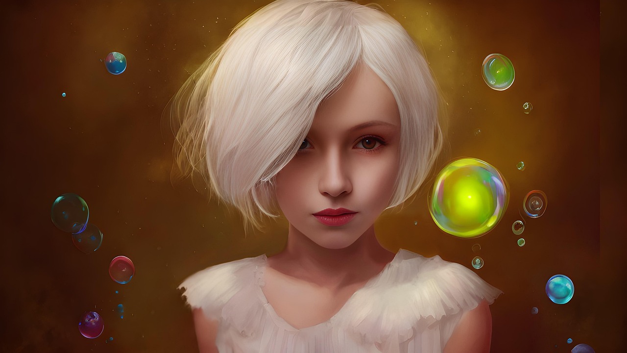 Portrait Concept Art Bubbles - Free image on Pixabay