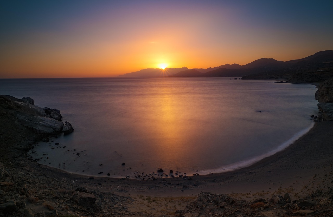 Meer Sonnenuntergang Bucht - Kostenloses Foto auf Pixabay