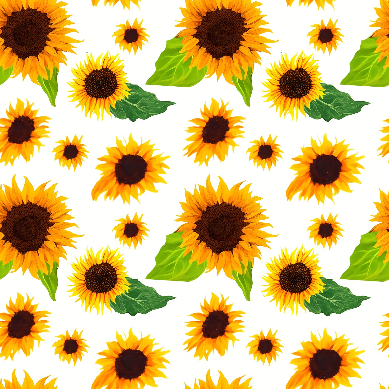 Download Sunflowers, Flowers, Sample. Royalty-Free Stock Illustration ...