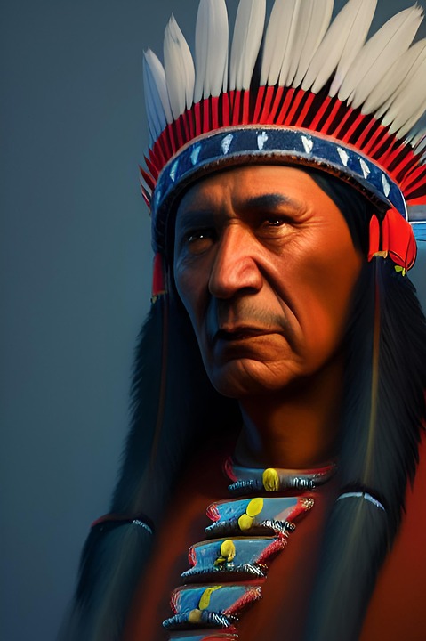 Download Generated Man Native American Royalty-Free Stock Illustration ...