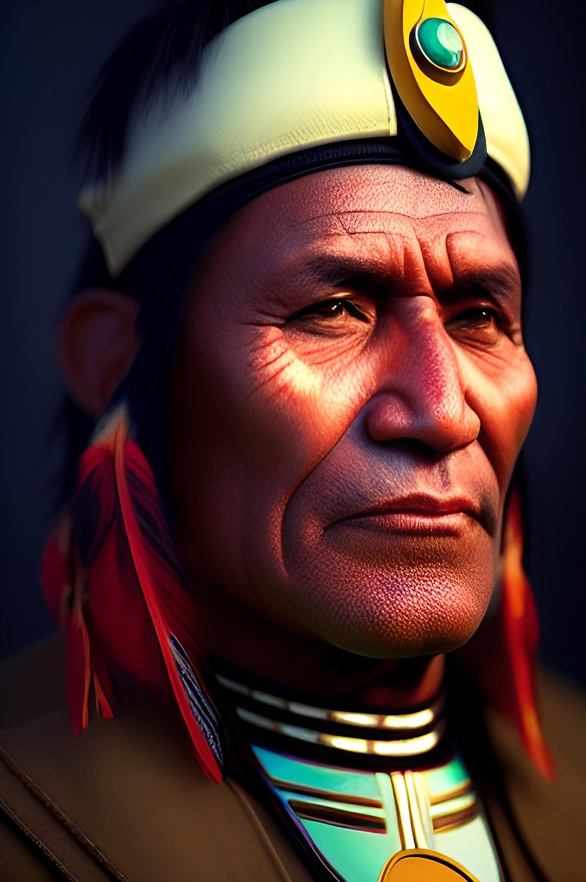 American Indian Chief Portrait - Free photo on Pixabay