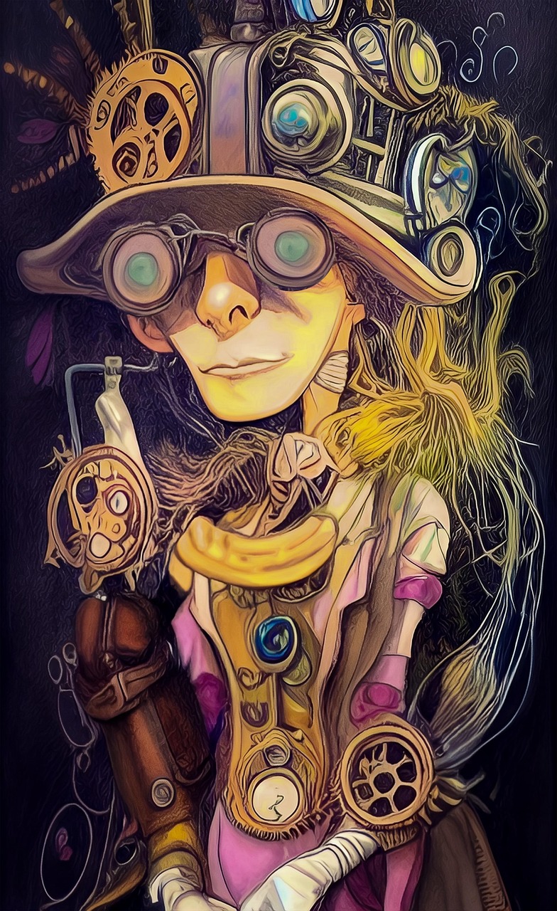 Download Woman, Steampunk, Cartoon. Royalty-Free Stock Illustration ...