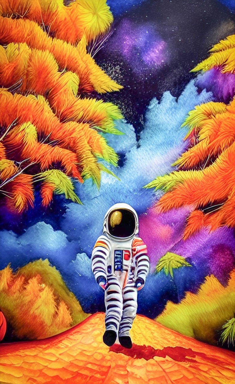 Download Astronaut, Whimsical, Fall. Royalty-Free Stock Illustration ...
