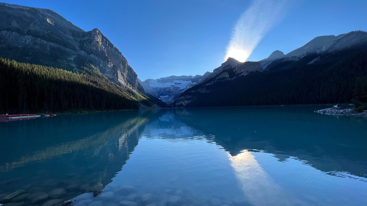 Lac Banff Le Coucher Du Soleil - Photo gratuite sur Pixabay - Pixabay