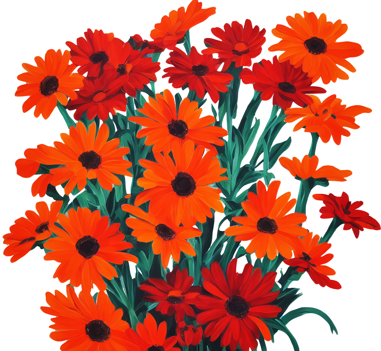 Gerberas Transvaal Daisies Orange - Free image on Pixabay
