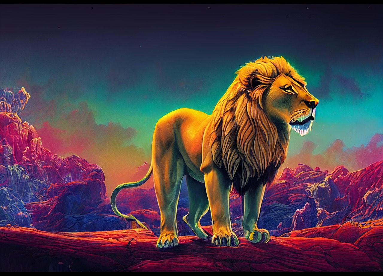 Download Lion, Majestic, Leader. Royalty-Free Stock Illustration Image ...