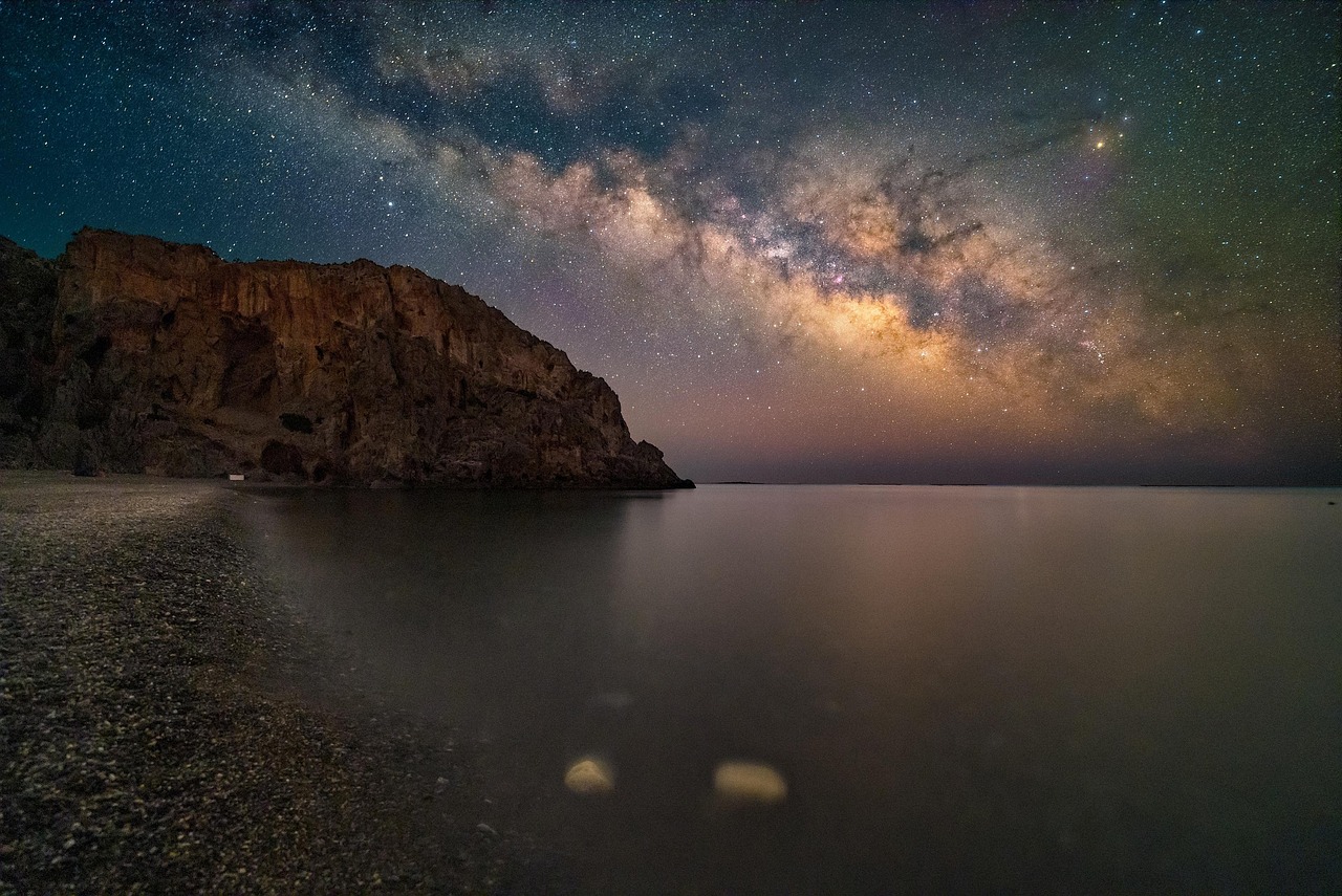 Night Beach Milky Way - Free photo on Pixabay