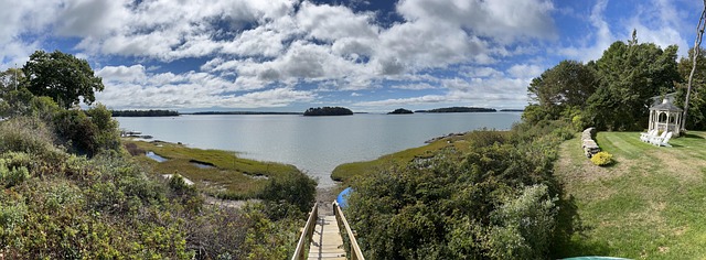 Maine Panorama Maquoit Bay - Free photo on Pixabay - Pixabay