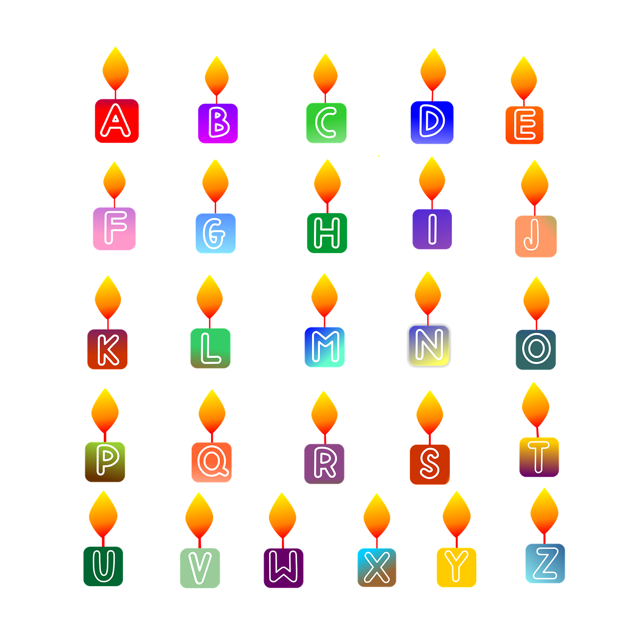 Bougies Alphabétiques Alphabet - Image gratuite sur Pixabay - Pixabay