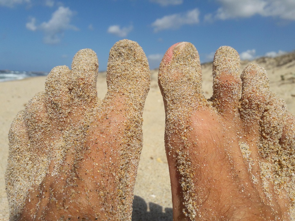 Pie Playa Arena Granos De - Foto gratis en Pixabay - Pixabay