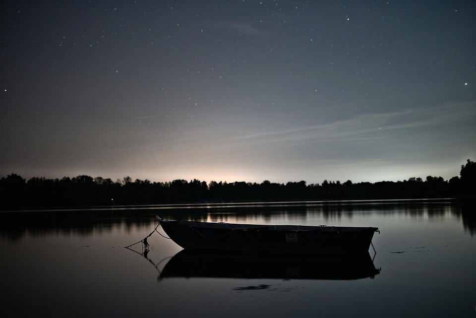 Lake Boat Stars - Free photo on Pixabay
