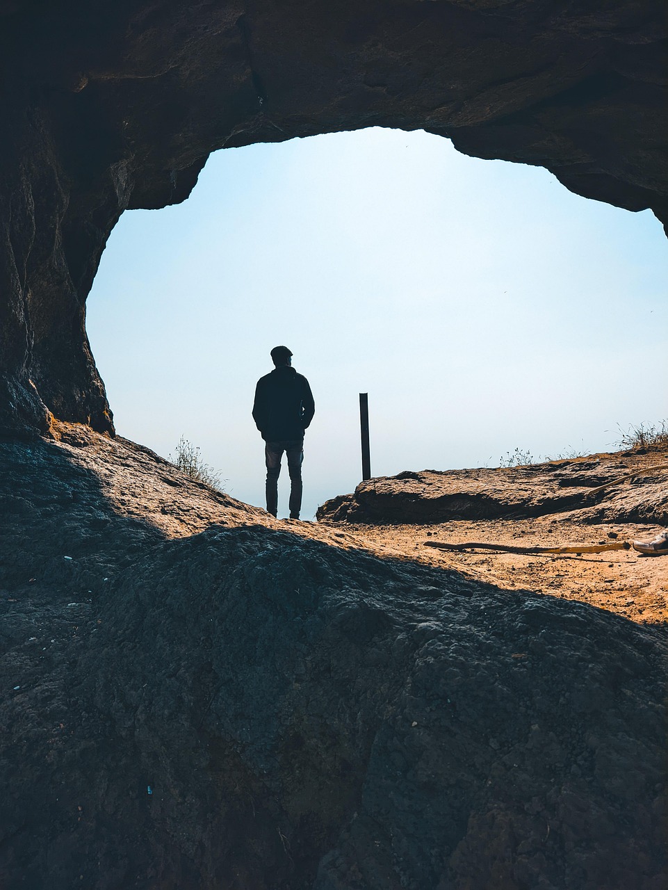 Mountain Cave Man - Free photo on Pixabay