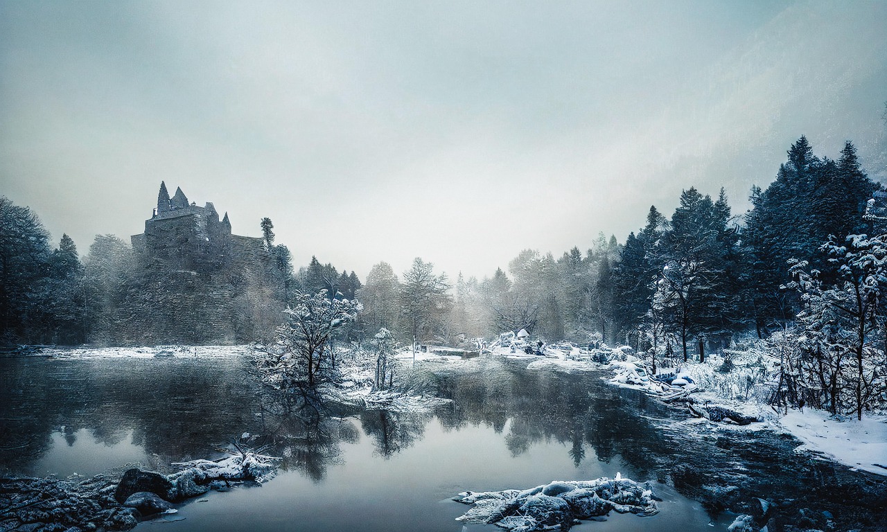 Lago Invierno Bosque - Foto gratis en Pixabay