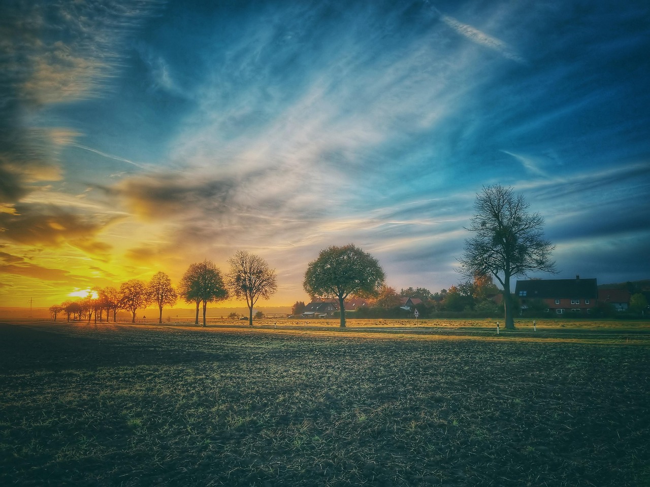 Nature Sunrise Rural - Free photo on Pixabay