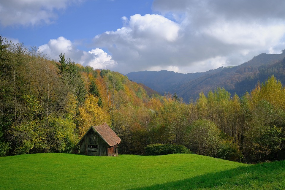 Alpine Hut Nature Autumn - Free photo on Pixabay