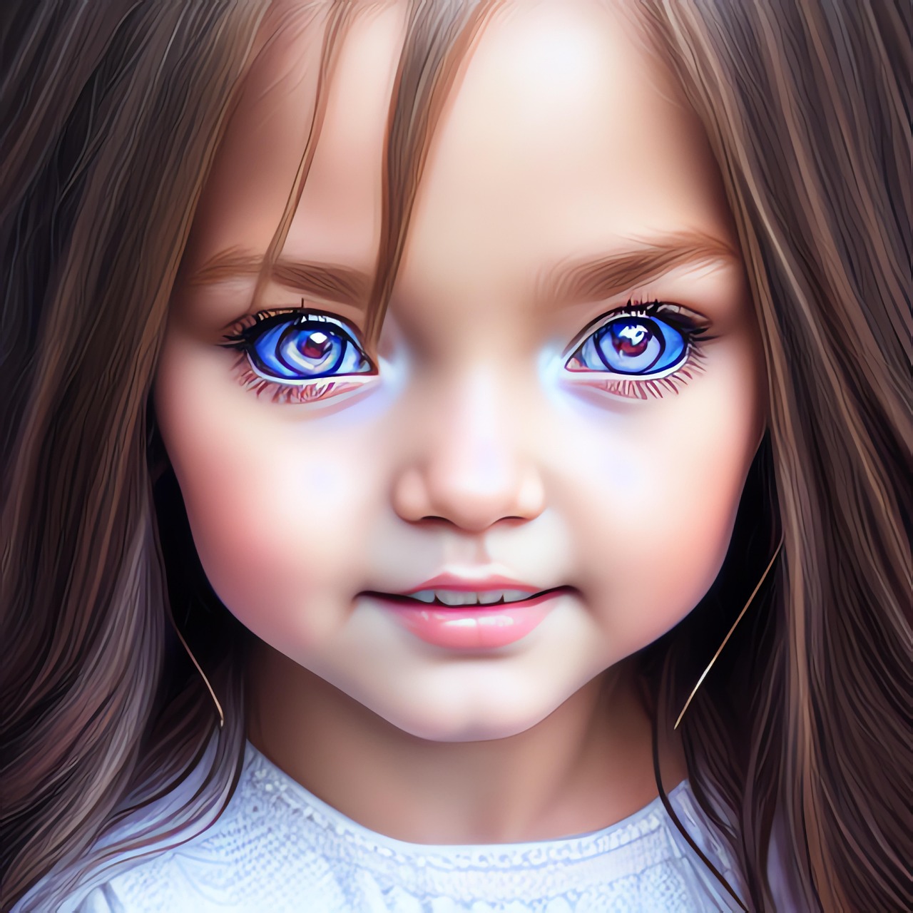Girl Child The Painting Little - Free image on Pixabay