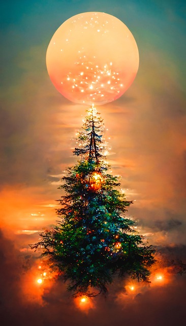 Download Ai Generated, Fantasy, Christmas Tree. Royalty-Free Stock ...