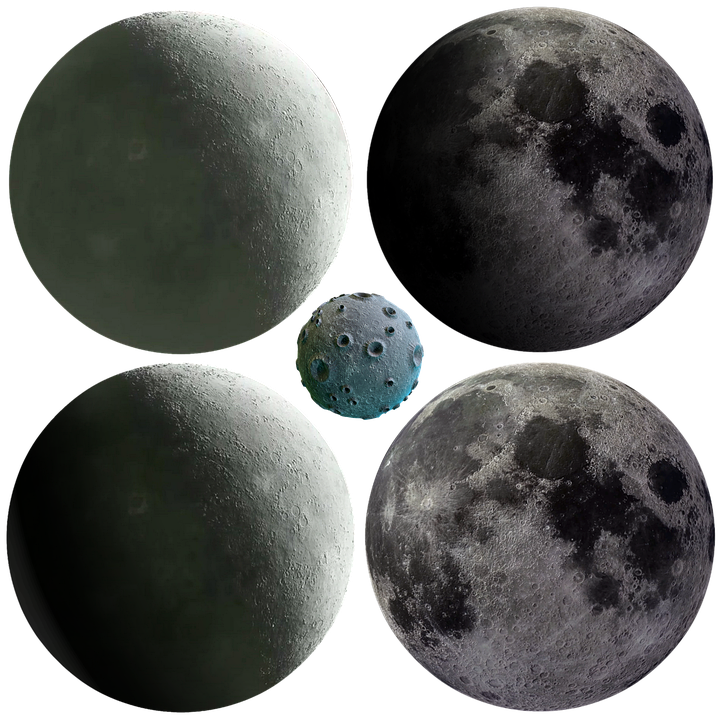 Download Moon, Craters, Moon Close-Up. Royalty-Free Stock Illustration ...