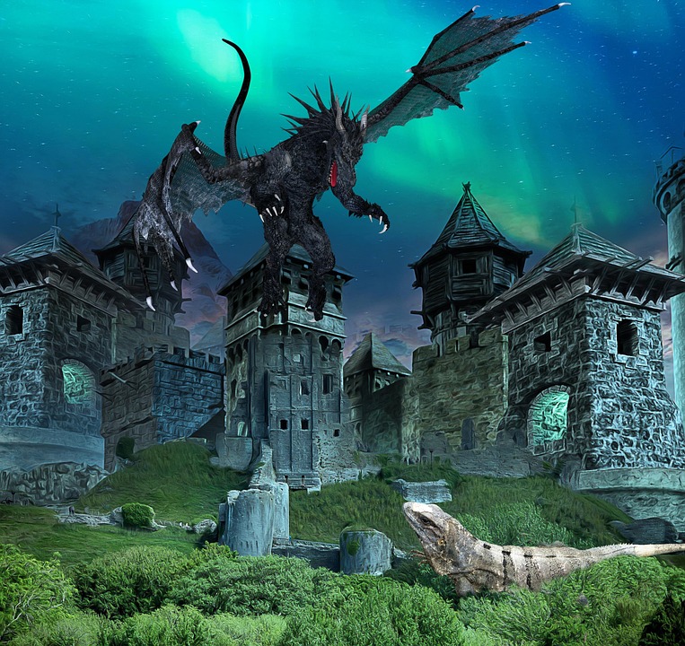 Download Dragon Castle Fantasy Royalty Free Stock Illustration Image Download Dragon Castle Fantasy Royalty Free Stock Illustration Image