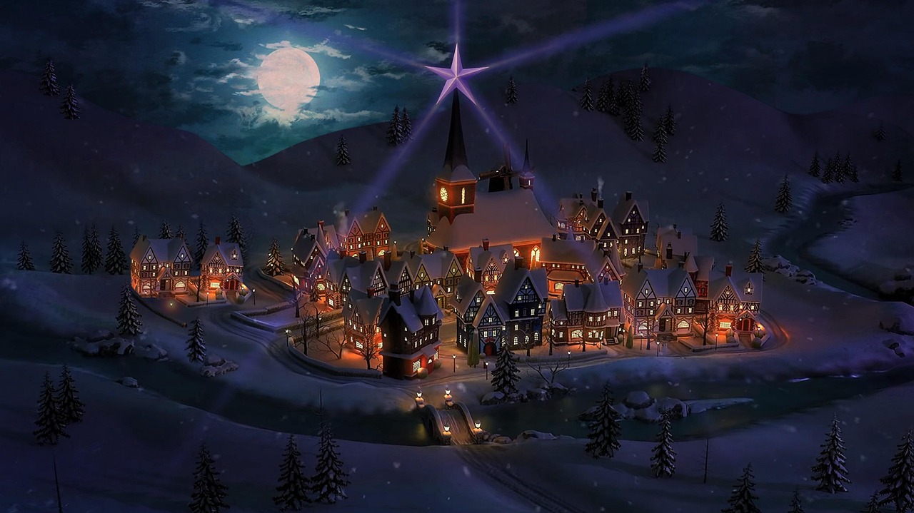 Download Festive Season, Church, Starlight. Royalty-Free Stock ...