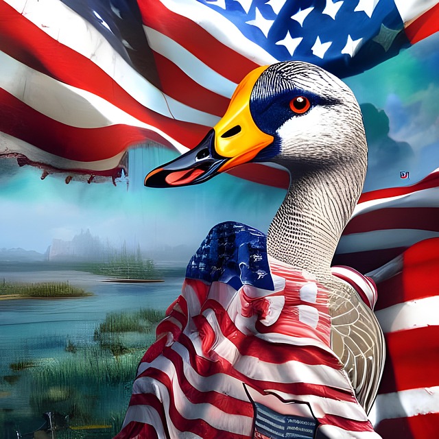 Injury Us Flag Duck American - Free image on Pixabay