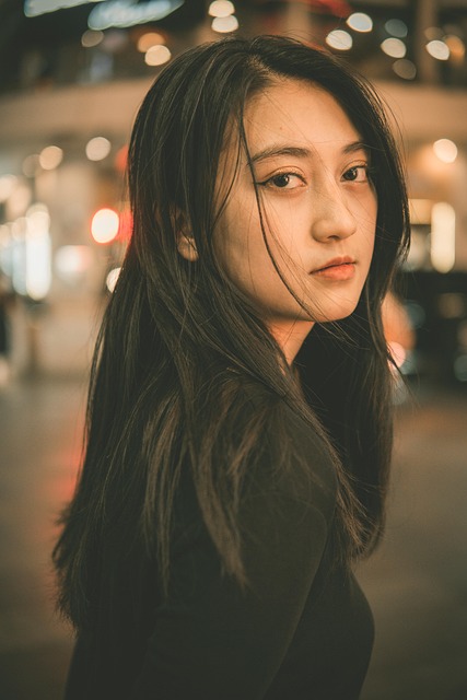 Girl Street Night Free Photo On Pixabay Pixabay 5734