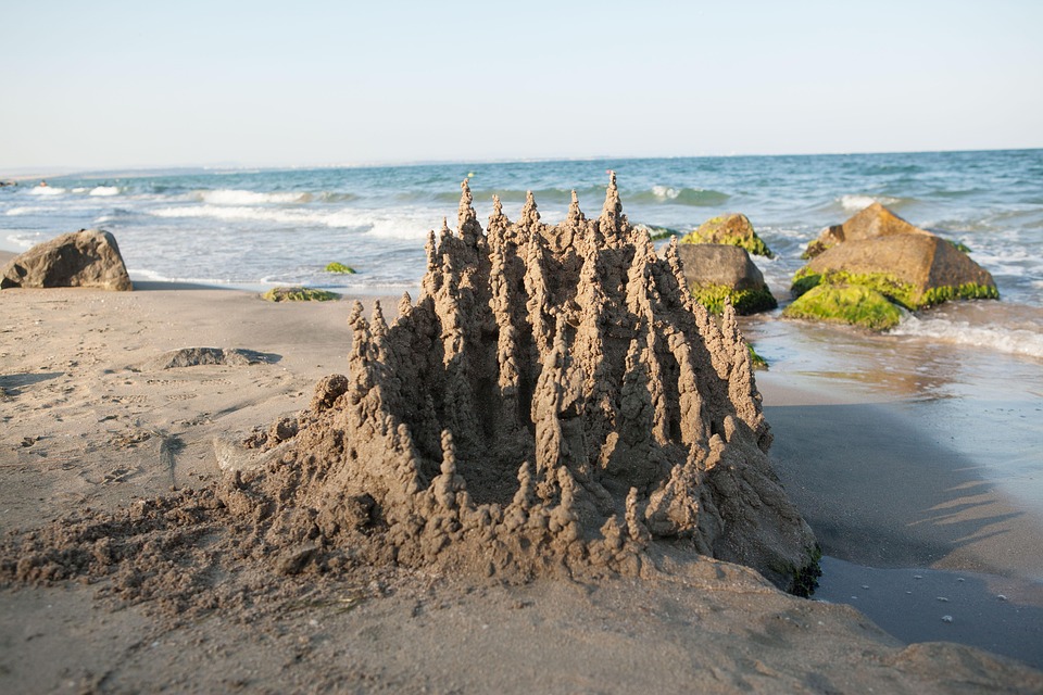 Sand Castle Beach Ocean - Free photo on Pixabay
