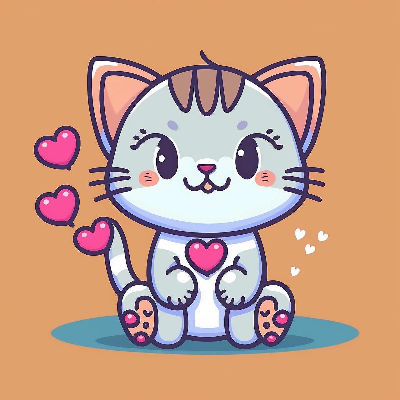 Gatito Amor Amistad - Imagen gratis en Pixabay - Pixabay