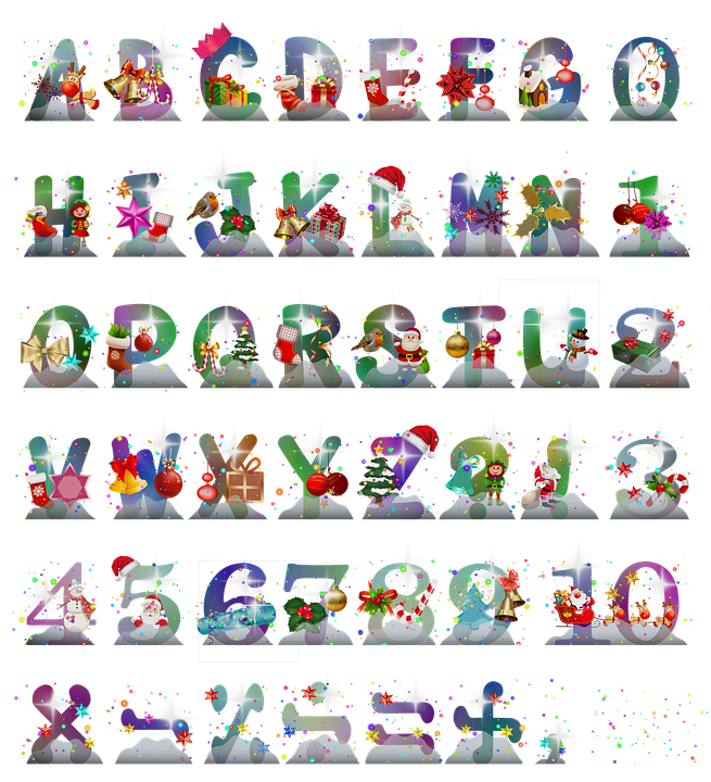 Download Festive Season, Christmas Alphabet, Alphabet. Royalty-Free ...