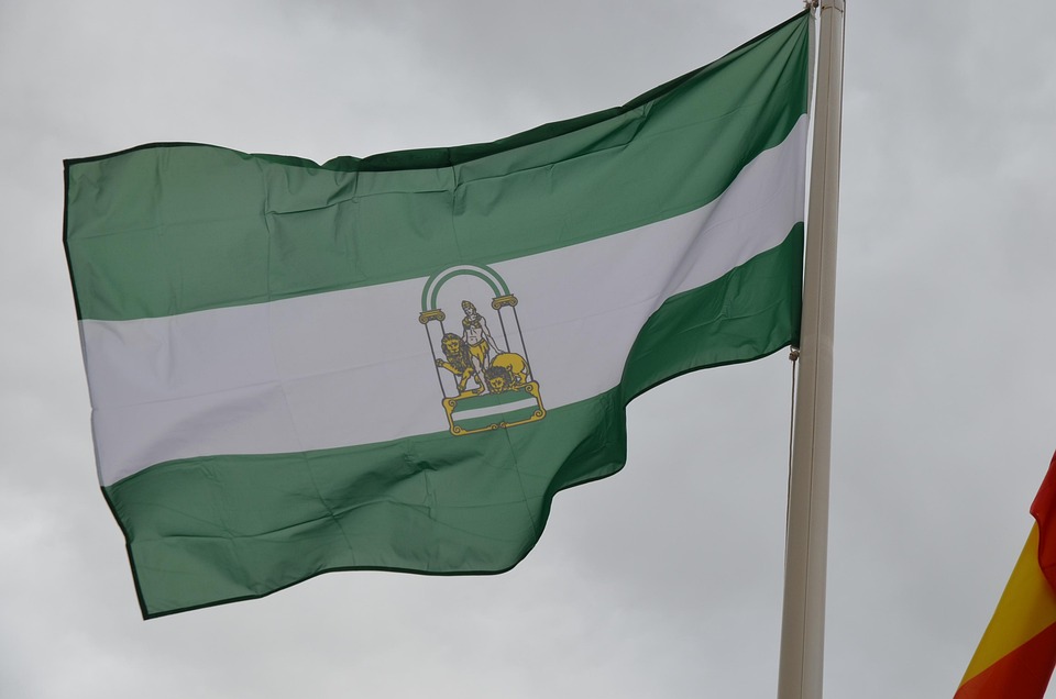 Flag Andalusia Wind - Free photo on Pixabay - Pixabay
