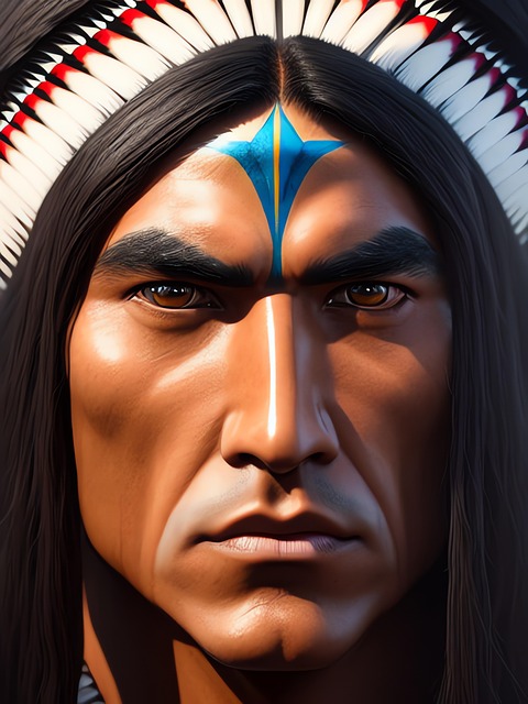 Man Native American Warrior - Free image on Pixabay