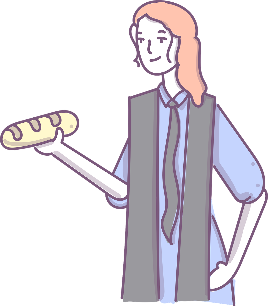 Download Woman, Bread, Person. Royalty-Free Vector Graphic - Pixabay