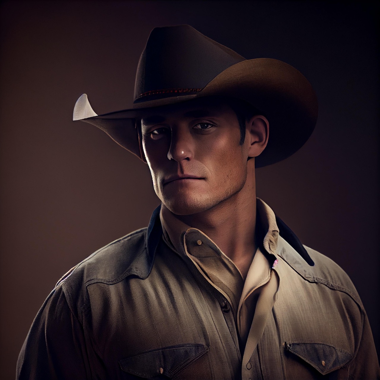 Peinture De Chapeau De Cow Boy Alwayson Chapeau Cowboy Métal étain