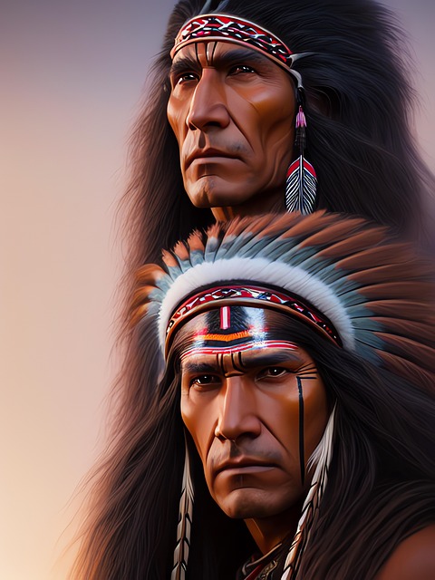 American Indian Chief Portrait - Free image on Pixabay