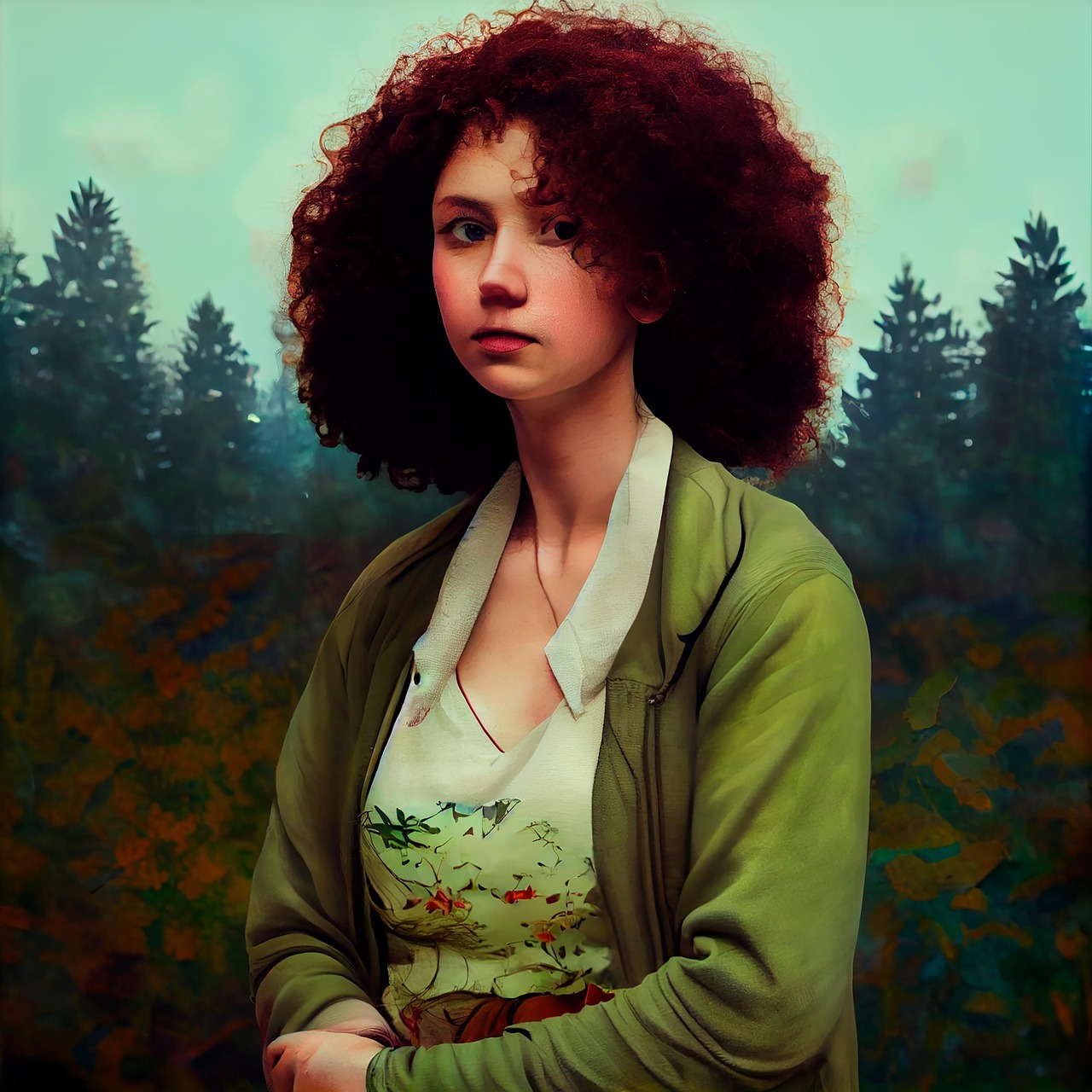 Fille En Vert Forêt Portrait - Photo gratuite sur Pixabay - Pixabay