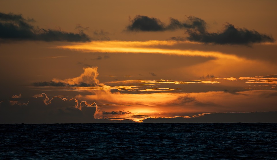 Sunset Ocean Coast Sea - Free photo on Pixabay