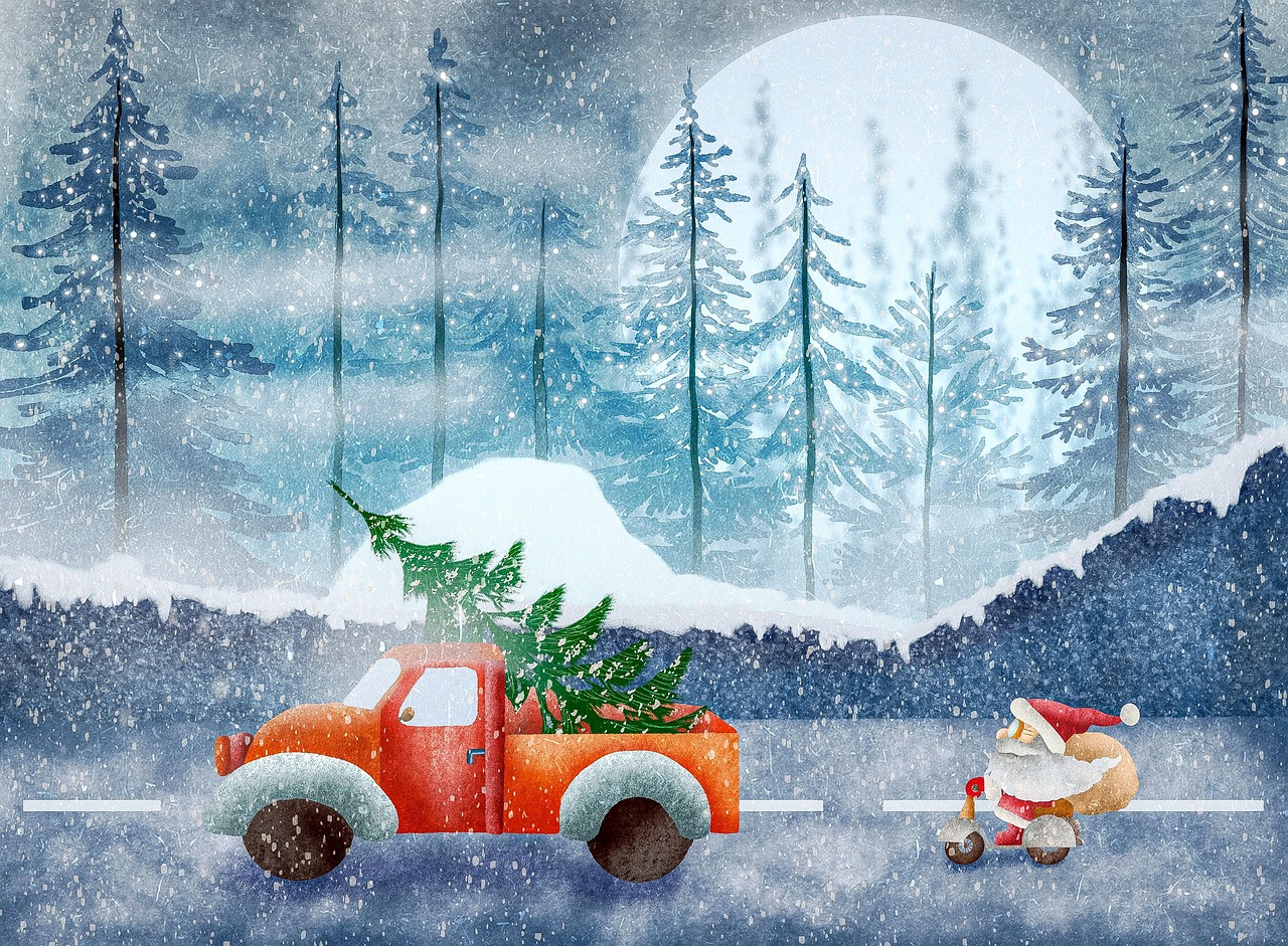 Download Drive, Fog, Forest. Royalty-Free Stock Illustration Image ...