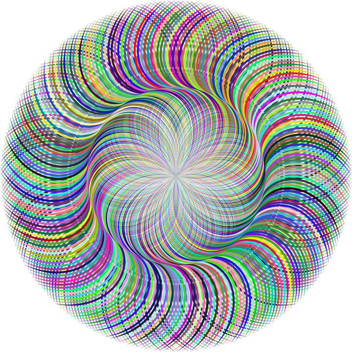 Pusaran Mandala Geometris - Gambar vektor gratis di Pixabay