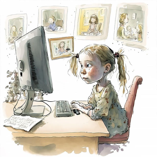 Cartoon Girl Online - Free image on Pixabay