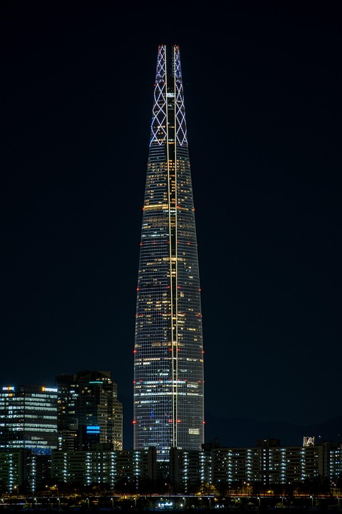 Building Tower Lotte Night - Free photo on Pixabay - Pixabay