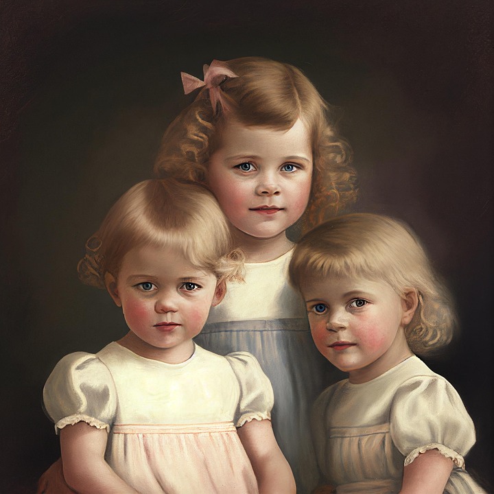 Sisters Family Art - Free image on Pixabay
