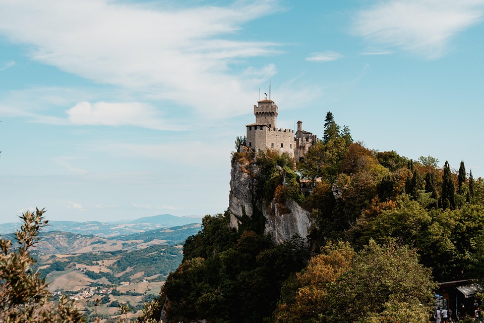 San Marino Mountains Castle - Free photo on Pixabay