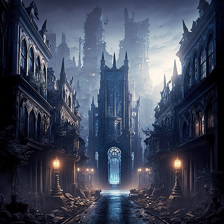 Dark City Night Post - Free photo on Pixabay - Pixabay