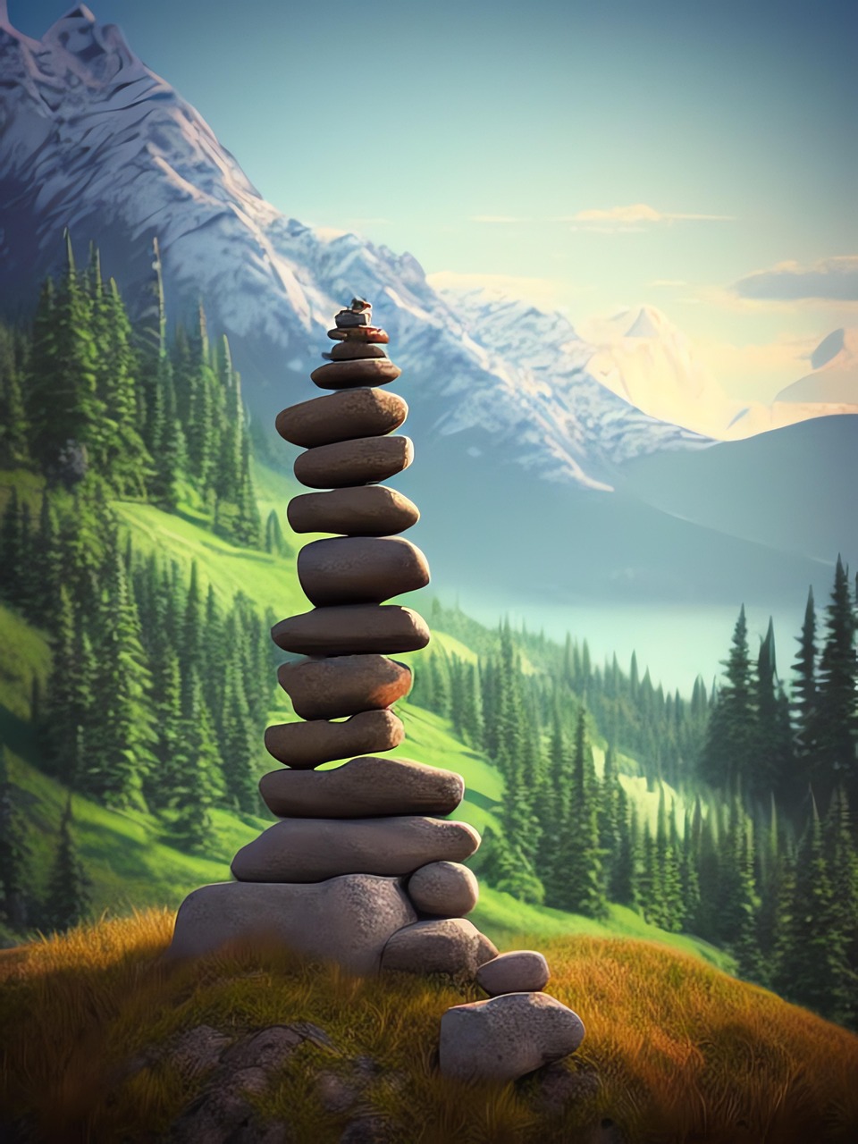 Generado Mojón De Piedra - Imagen gratis en Pixabay - Pixabay