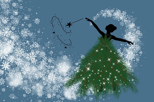 Download Christmas, Ballet Dancer, Christmas Tree. Royalty-Free Stock ...