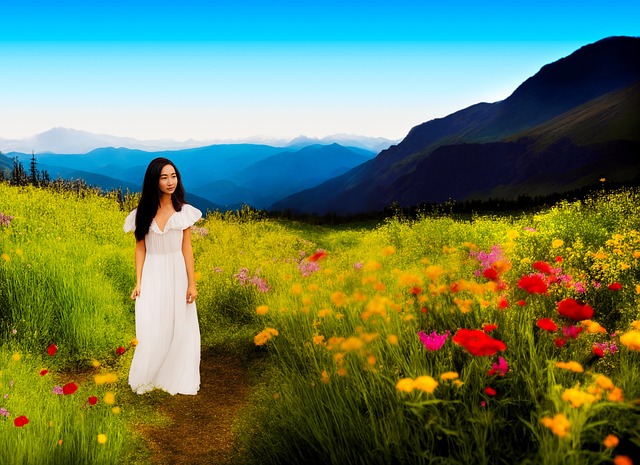 Paysage Femme Portrait - Image gratuite sur Pixabay